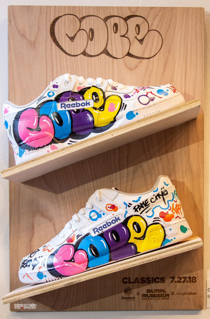 Cope2 Custom Sneakers with Stand - mergeculture